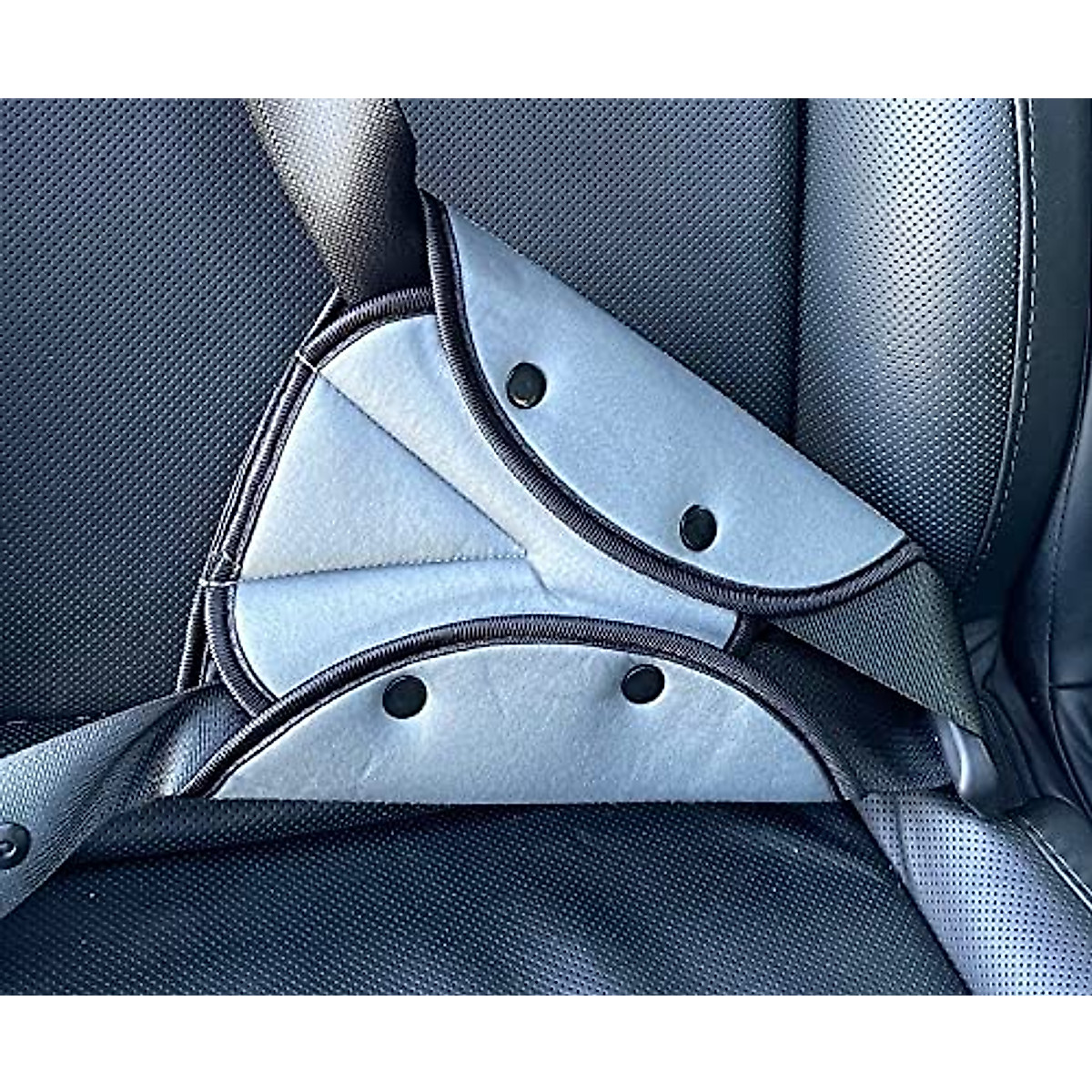 Seat Belt Adjuster and Pillow and Cover with Clip for Kids Travel with Baby on Board Decal Sticker, Neck Support Headrest Child and Short Adult, Car Seat Strap Cushion Pads for Baby Kids