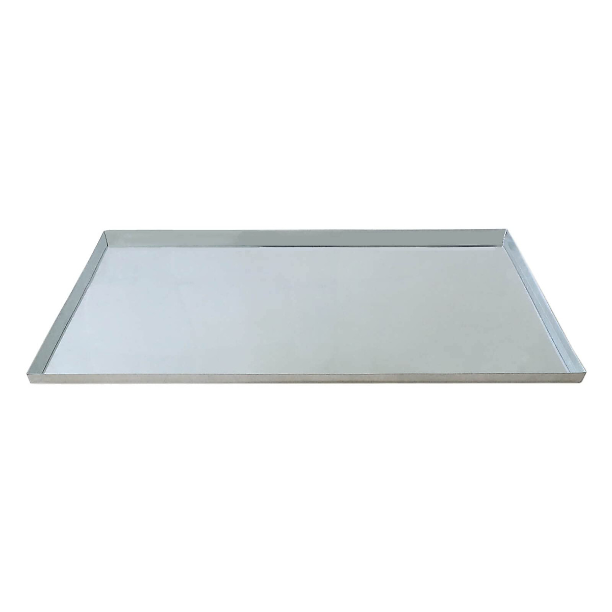 Qlvily Replacement Metal Tray for Dog Crate, 35" L x 21.63" W x 1" H, Waterproof, Rust Resistant, Easy to Clean