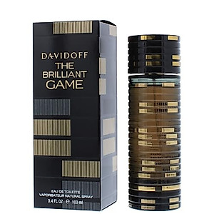 Davidoff The Brilliant Game Men's Eau de Toilette Spray, 3.4 Ounce