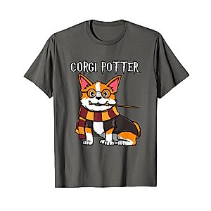 Corgi Potter , For Corgi Lovers , Funny Pawter Dog T-Shirt