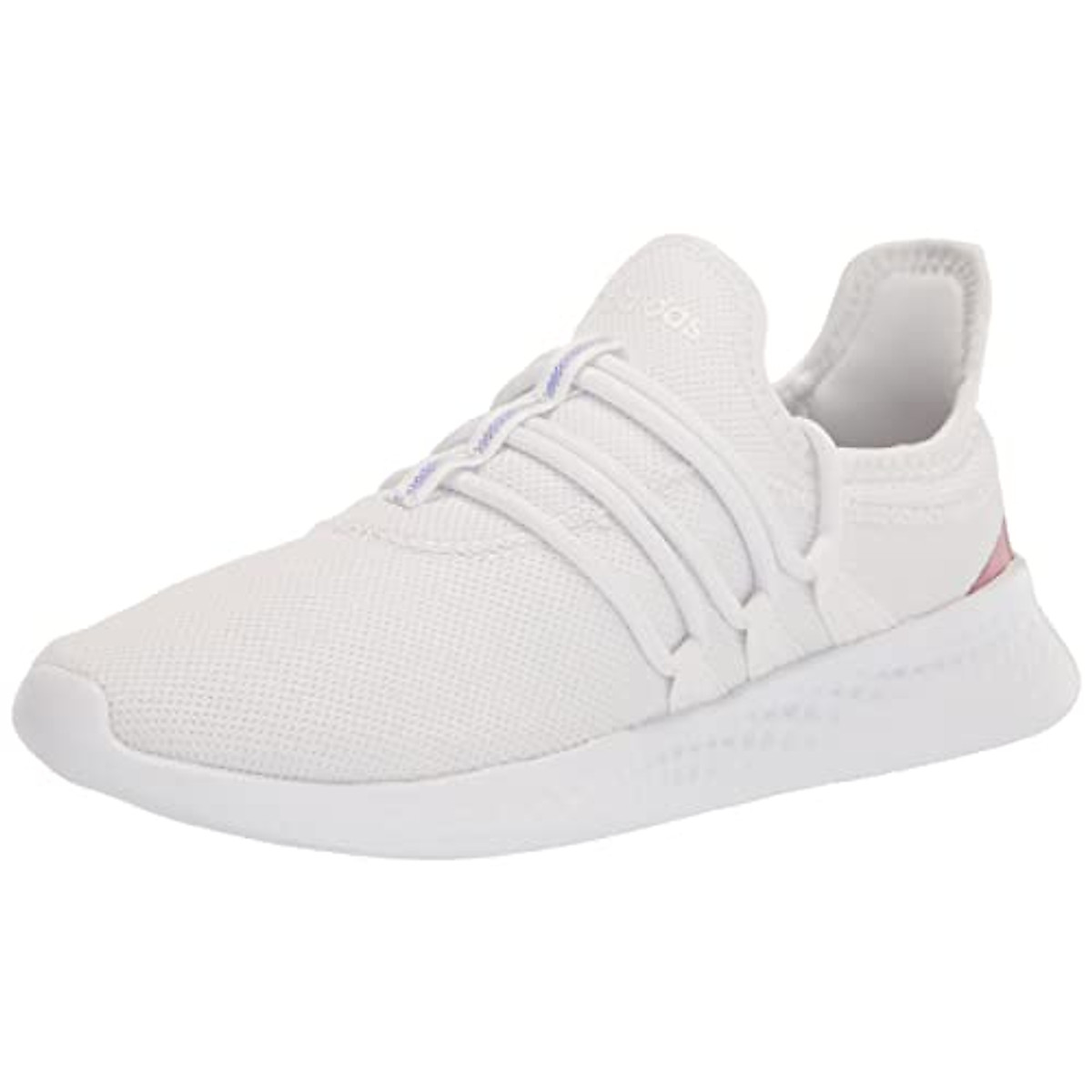 adidas Women's Puremotion Adapt 2.0 Sneaker, White/Pink Strata/Black, 8
