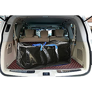 2PCS Large Size 112L Storage Bags with Backpack Straps & Strong Handles & Zippers for Moving, Travelling, Camping, Gardening Tools, Christmas Holiday Decorations Storage, 31.5×15.8×13.8inch, Black