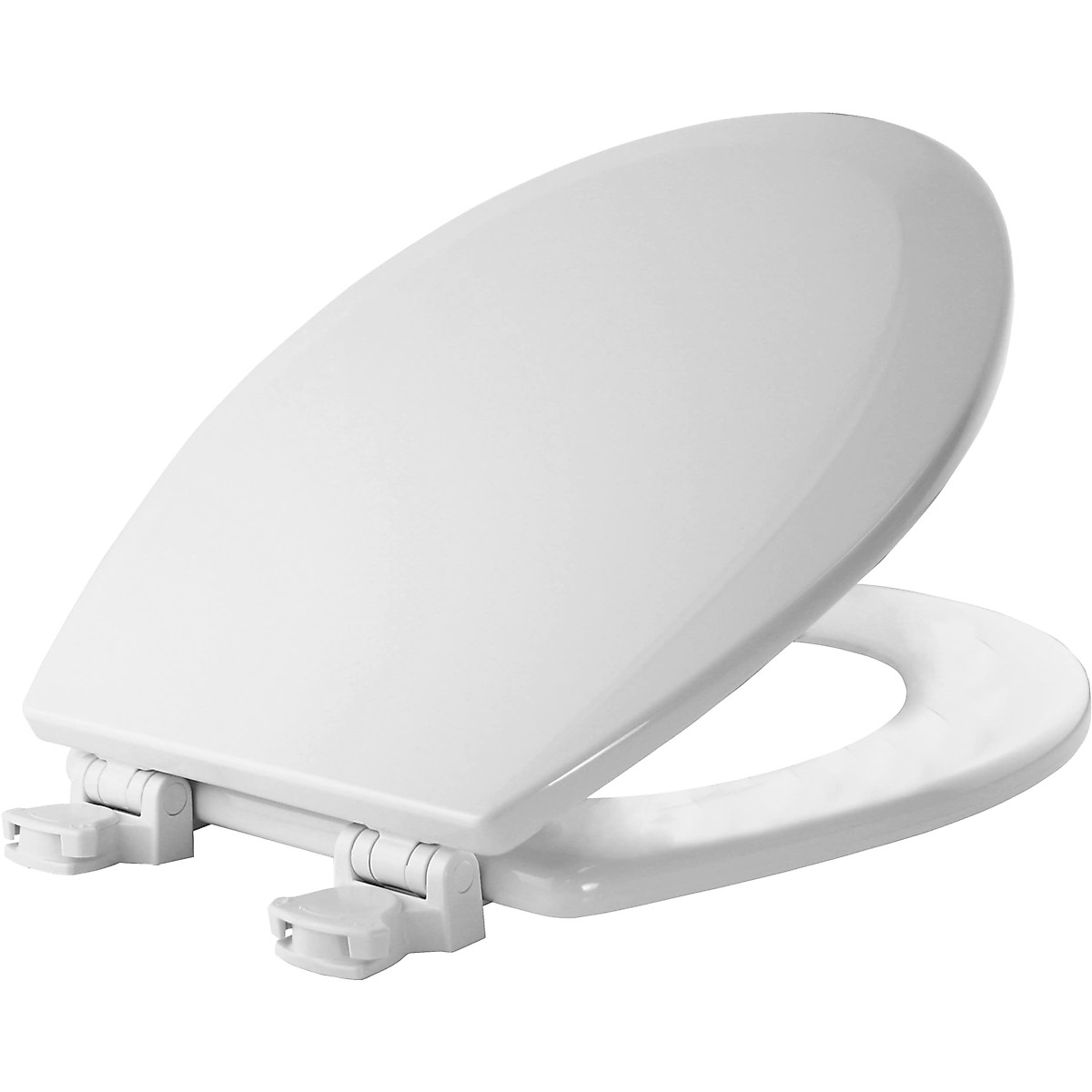Bemis 500EC-062 is a Round Molded Wood Toilet Seat Closed Front - with Cover with a Ice Gray Finish