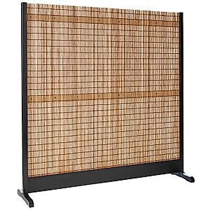 Oriental Furniture 6 1/4 ft. Tall Take Room Divider - Black