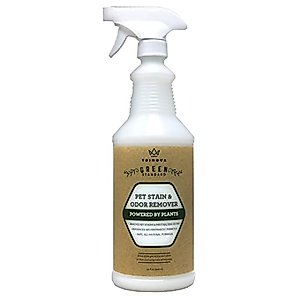 TriNova Natural Pet Stain and Odor Remover Eliminator - Advanced Enzyme Cleaner Spray - Remove Old & New Pet Stains & Smells for Dogs & Cats - All-Surface Safe - 32 OZ
