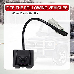 Rear Park Assist Camera Compatible with Cadillac GM SRX 2010 2011 2012 2013 2014 2015 2016 Night Vision Waterproof Tailgate Rear View Backup Reverse Safty Cameras 23205689