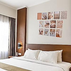 Neutral Wall Collage Kit for Aesthetic Pictures,XFF Cute Photo Bedroom Decorations for Teen Girls,Wall Collage Kit,Aesthetic Posters,Room Decor,Photo Wall,Art,Christmas Gifts(50 pcs 4x6 inch)