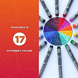 SAKURA Pigma Micron Fineliner Pens - Archival Black Ink Pens - Pens for Writing, Drawing, or Journaling - Assorted Point Sizes - 6 Pack