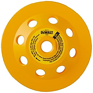 DEWALT Grinding Wheel, Double Row, Diamond Cup, 4-1/2-Inch (DW4774)