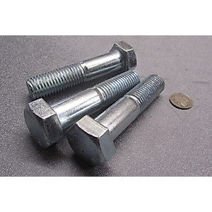 Class 8.8 Zinc Steel Bolts PT M20 x 2.5 mm x 90 mm Long, 3 Pcs