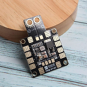 Acxico 2 pcs Drone Power Distribution Board XT60 3-4S 9-18V 5V 12V Output PDB