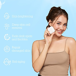 Koji White Kojic Acid & Glutathione Skin Brightening Soap for Body & Face Exfoliating, Hydrating and Cleansing Bar for Reduce the Appearance of Fine Lines and Wrinkles, Vegan, 2.82 oz (2 Bars)