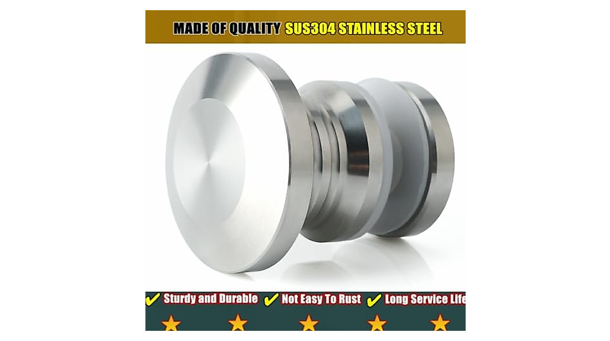 Alise Shower Glass Door Handle - Durable Stainless Steel Knob