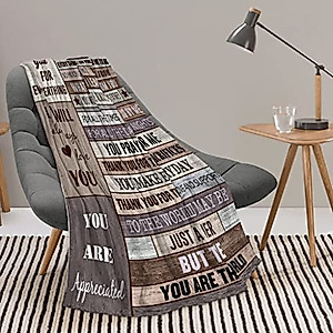 Gifts for Dad Blanket from Daughter,Dad Gifts from Daughter or Son,Dad Birthday Gift,Father Birthday Gift,Gifts for Father's Day from Daughter or Son,to My dad Blanket,Best Dad Gifts Throw Blanket