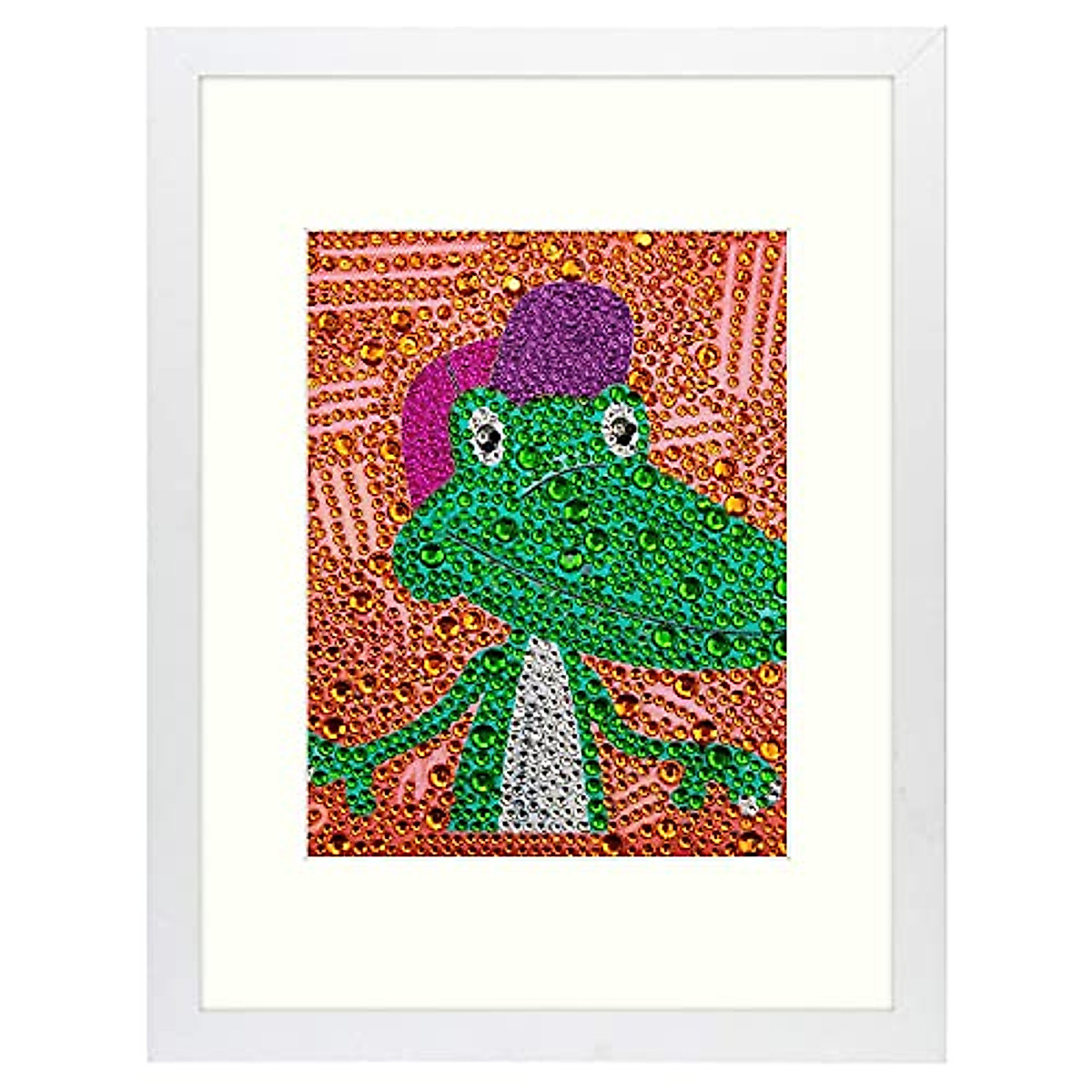 Frametory 12x16 Picture Frame, Display Pictures 8.5x11 with Mat or 12x16 without Mat, for Poster Print Diamond Painting Wall Frame - Wide Molding (12x16, White)