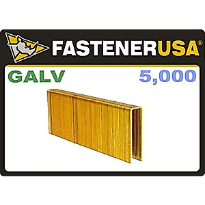 1-3/4" Leg x 7/16" Crown 16GA GALV N19 Staples 5,000ct | N19J