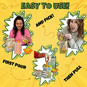 Pickle Container with Strainer Jar - Pickle Holder with Pickle Grabber | Jalapeno Container for Pickles, Olives, Cheese, Jalapenos | 40 oz Pickle Jar with Strainer Flip | Food Storage Containers with Lid | Pickle Pal