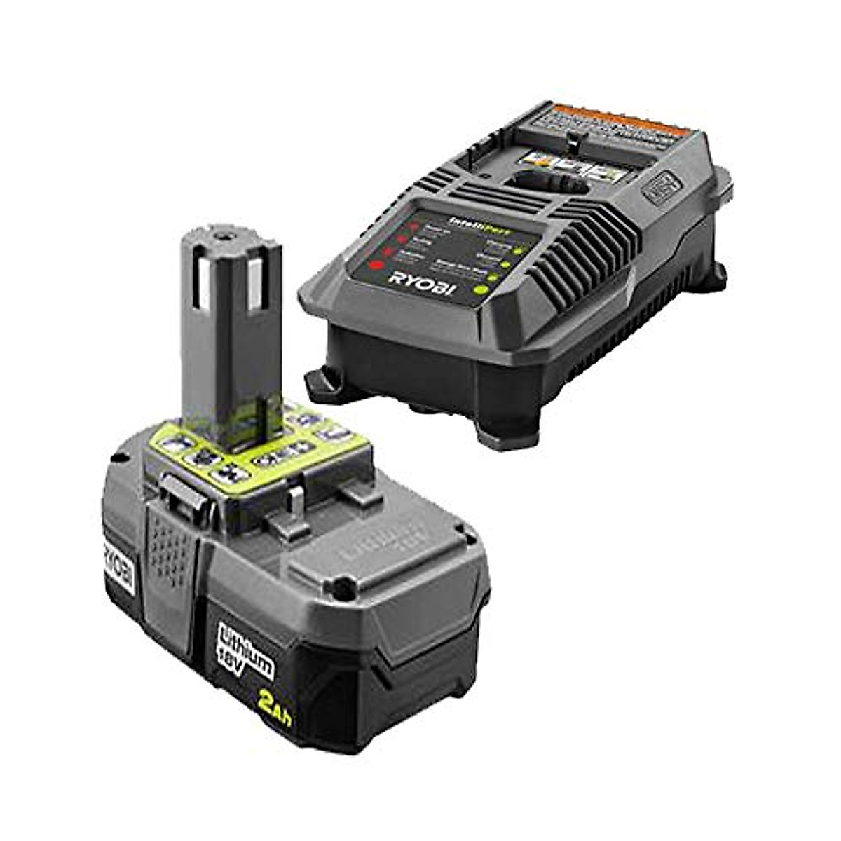 Ryobi ONE+ 90 MPH 200 CFM 18-Volt Lithium-Ion Heavy Duty Durable Cordless Leaf Blower - 2.0 Ah Battery and Charger Included, Compact, (Renewed)