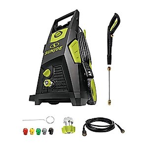 Sun Joe SPX3500 2300 Max Psi 1.48 Gpm Brushless Induction Electric Pressure Washer, w/Brass Hose Connector