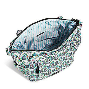 Vera Bradley Hadley On the Go Satchel in Paisley Stripes