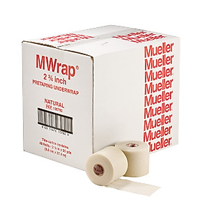 Mueller M-Wrap Pre wrap for Athletic Tape (Natural, 4)