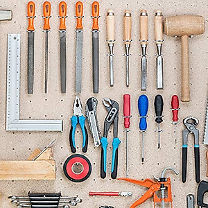 12 Pieces Screwdriver Organizer Tool Holders Multi-Tool Holder Double-Ring Tool Holders Pegboard Accessories Household Tools Organizer Racks Storage System Hand Tools for Kitchen, Garage, Workbench