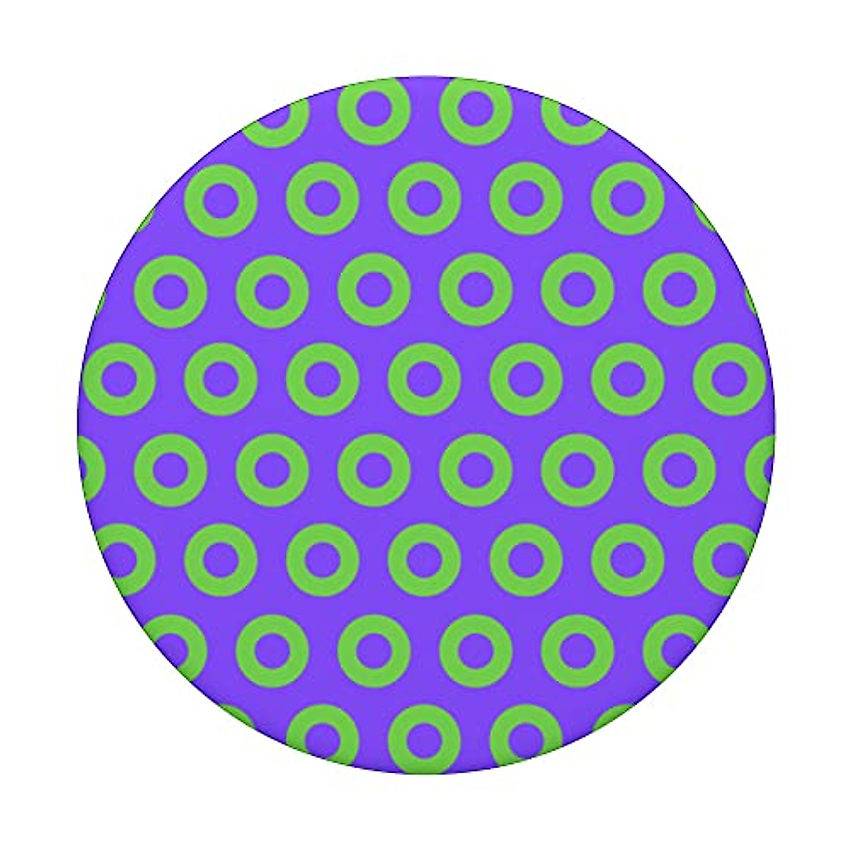 Phish Donut Pattern | Purple and Green PopSockets Swappable PopGrip