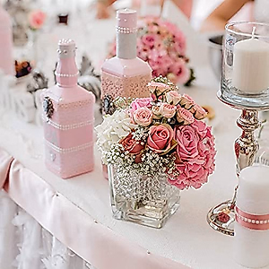 BYMORE 30000 Clear Water Gel Jelly Beads Vase Filler Beads,Vase Fillers for Candle Making, Wedding Centerpiece, Floral Arrangement