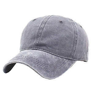 INOGIH Toddlers Baseball Hat Boys, Kids Distressed-Washed Baseball Cap Cotton Hats for 2-8 Years