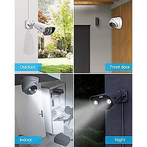 ZOSI 4K 16CH Spotlight PoE Security Camera System with 4TB HDD,Person Vehicle Detection,H.265+ 16Channel 8MP NVR,16pcs 4K PoE IP Cameras Outdoor,2 Way Audio,Sound and Light Alarm,for 24/7 Recording