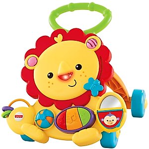 Fisher-Price Baby & Toddler Toy Musical Lion Walker Push Along with Lights Sounds & Developmental Activities for Ages 6+ Months