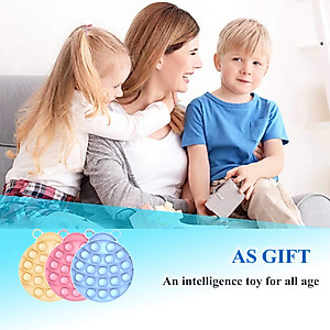 Push Pop Bubble Sensory Toys,Bubble Popping Game Funny Tactile Squeezed Sensory Toys Reliver Stress for Children, Family and Friends (3 Pack-Ladybug Shape)