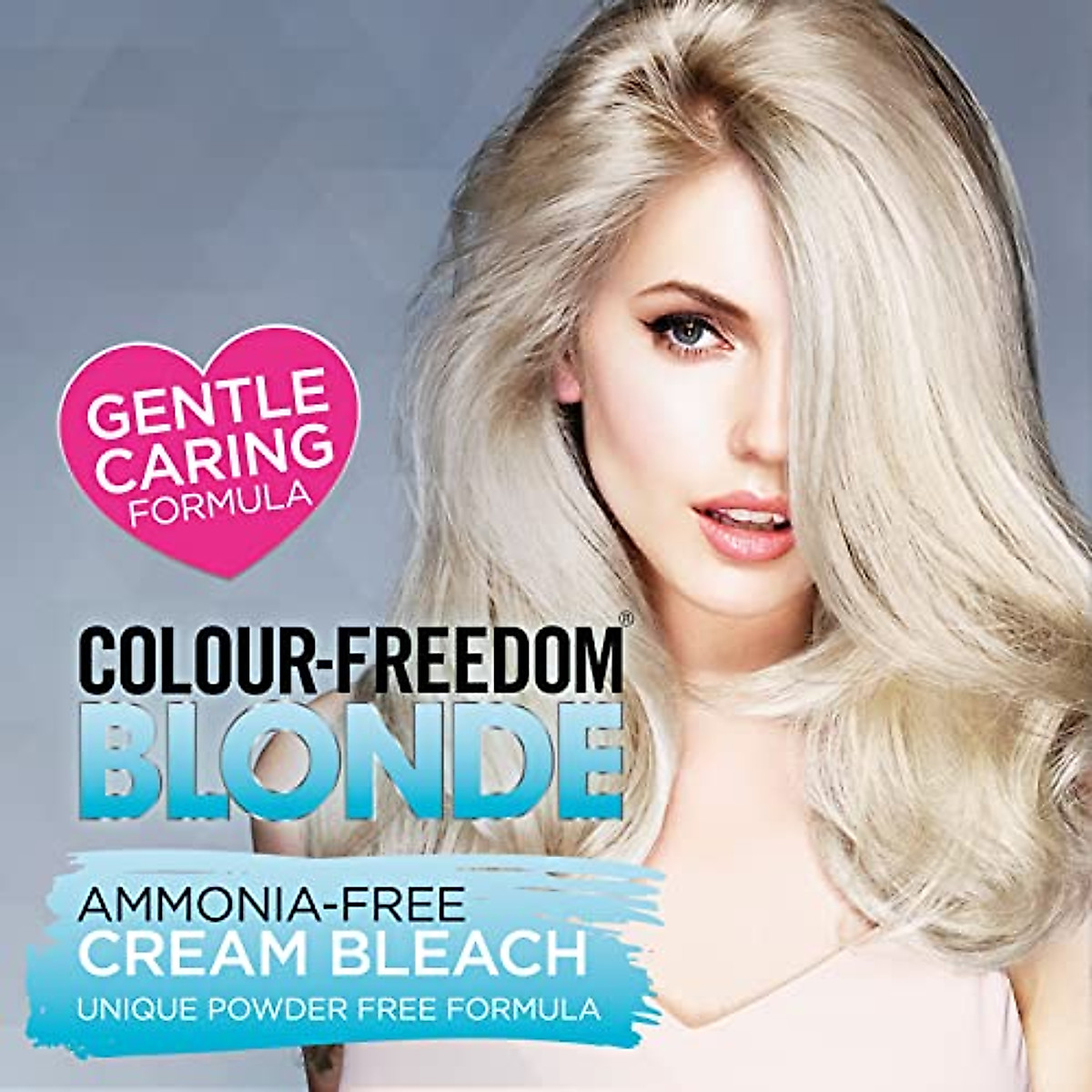 Knight & Wilson Color-Freedom Cream Hair Bleach Kit. Ammonia-Free Formula Lifts up to 8 Shades. Protects & Repairs While Lightening. Complete Hair Bleaching kit with Tint Bowl, Brush, Gloves & Cap