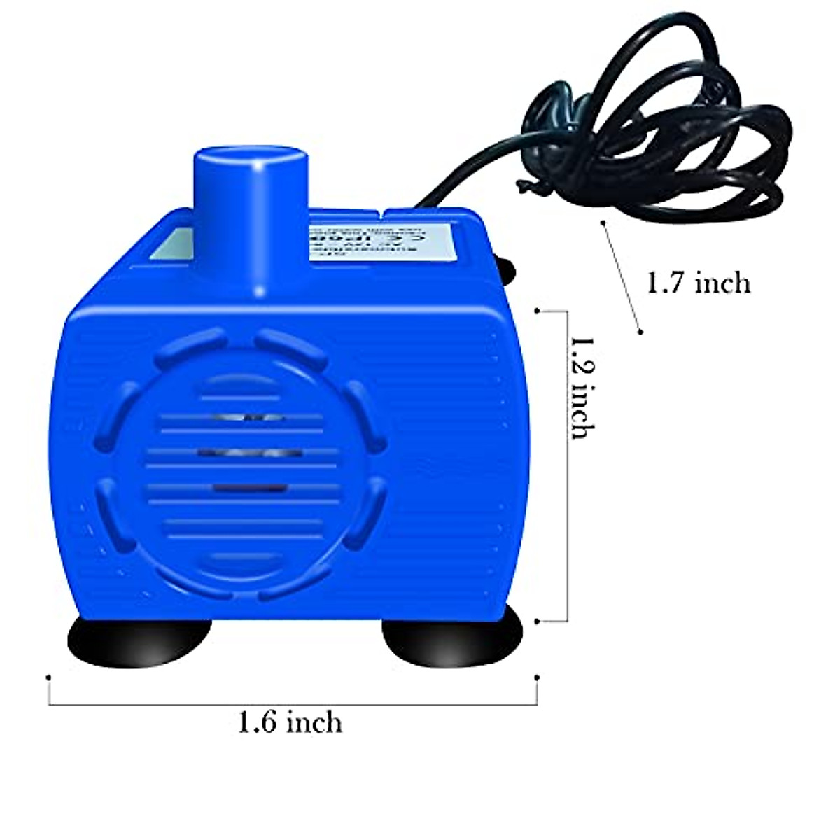 Pet Water Pump, Cat Water Fountains Pump Compatible Motor, for Pet Drinking Fountains Cat Water Dispenser Replacement(With Power Adapter)