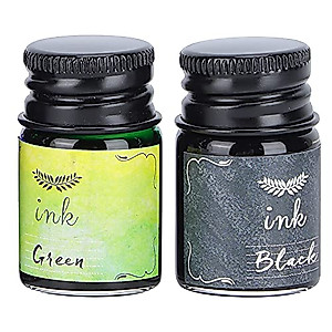 Tnfeeon Feather Pen, Vintage Feather Calligraphy Pen Quill Pen Set with Replaceable Nib Student Writing Stationery Romantic Valentine(Purple)