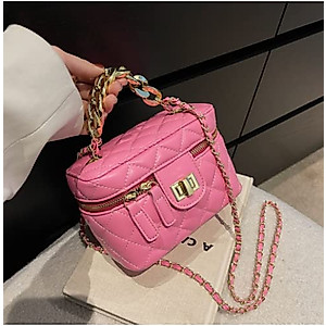 YBNGUAA 2022 New Diagonal Bag - Shoulder Bag for Women, Lingge embroidery fashion handbag/Leather Shoulder Bag Ladies Handbag (A)