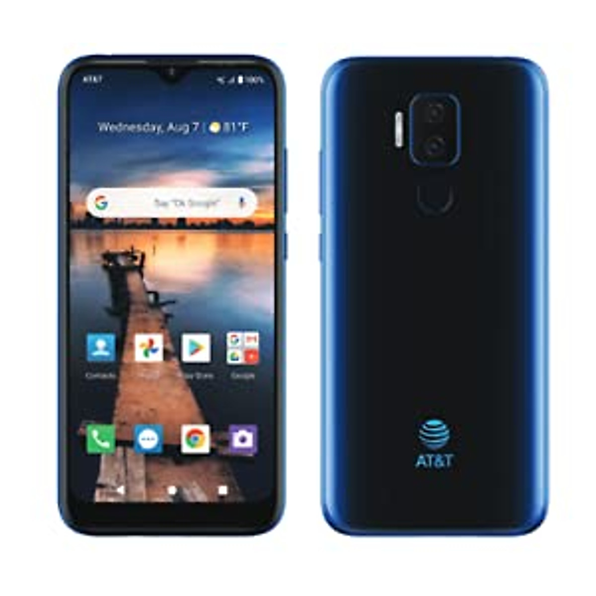 BLU Maestro Plus V350U Unlock GSM 6.2 in Display, 32GB Storage 3GB RAM Lunar Blue 4G LTE Phone