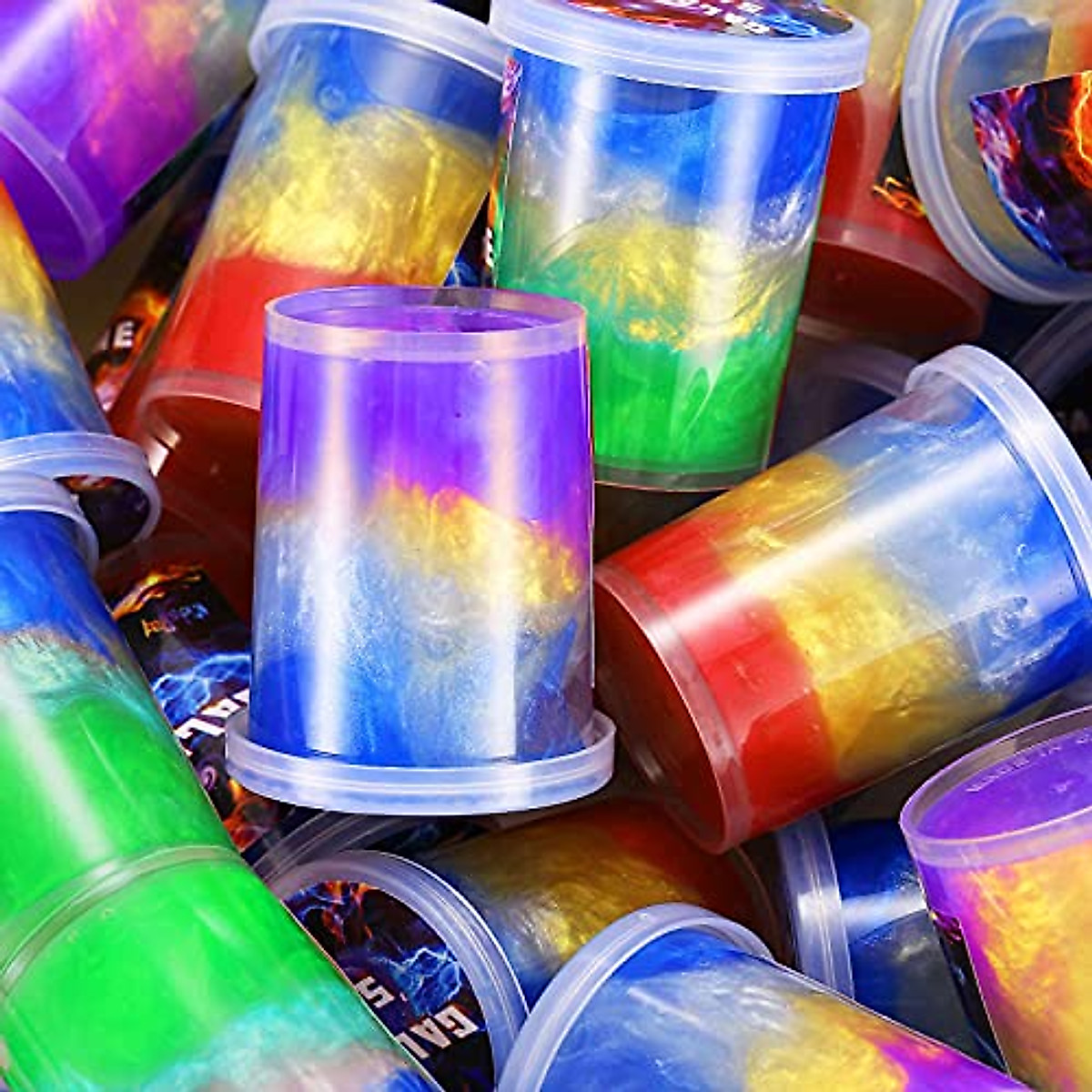 Galaxy Slime 24 Pack - Fun Party Favors & Sensory Play for Kids