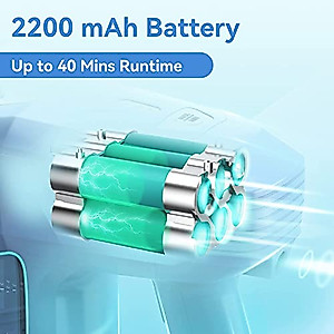 UMLo Cordless Vacuum Cleaner, 6-in-1 Lightweight Stick Vacuum with 2200 mAh Battery, Powerful Rechargeable Vacuum Cleaner, 40 Mins Max Runtime, Perfect for Hardwood Floor Carpet Pet Hair Home-N3