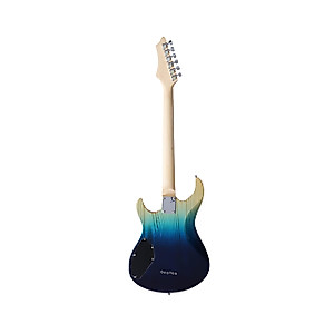 Acoustic Electric Guitar, Full Size 6 String Solid-Body Electric Guitar, Right Handed For Beginners, Intermediates and Professionals Color Faded Blue