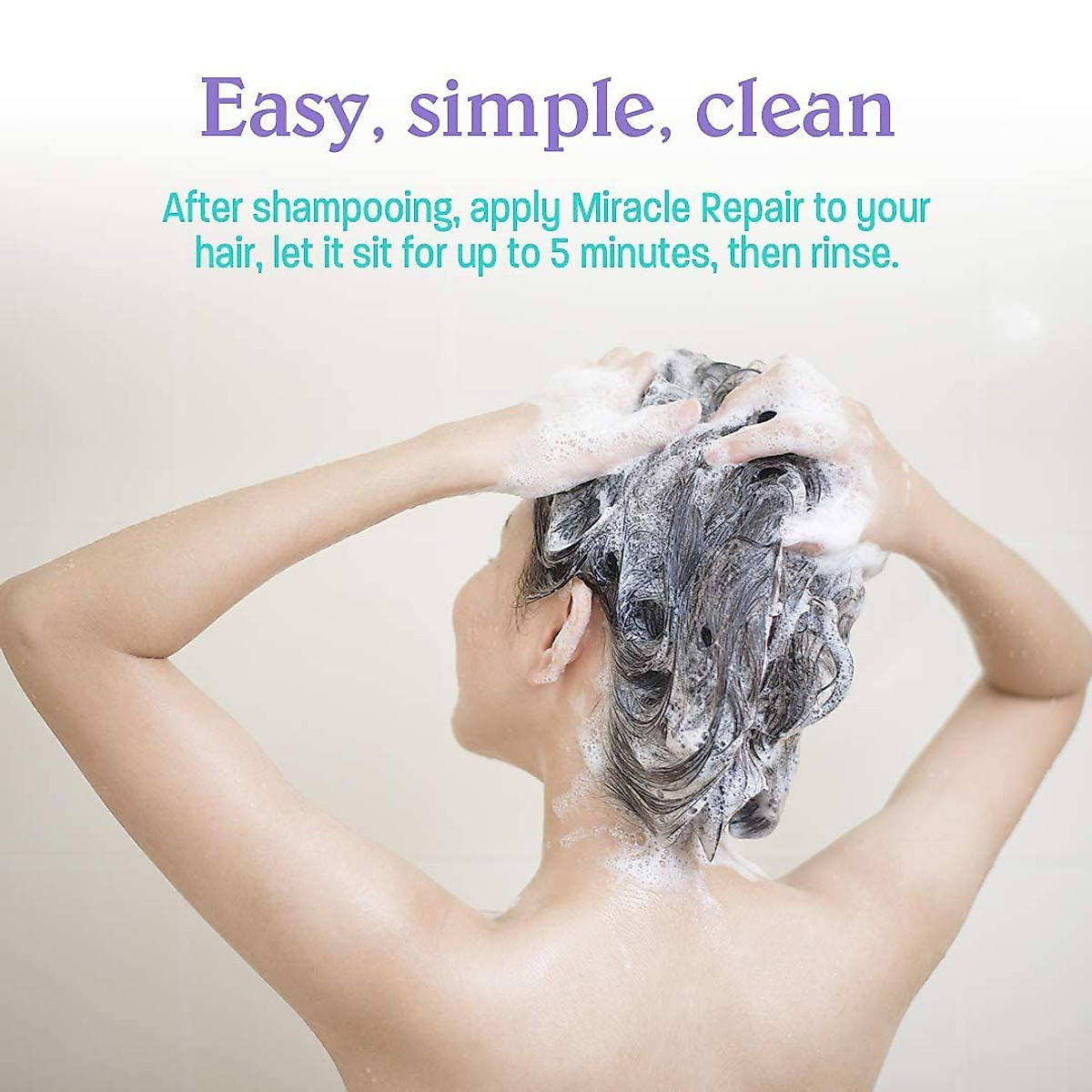 Malibu C Miracle Repair Hair Reconstructor with Cooling Menthol (1 Packet) - Nourishing Hair Repair Treatment for Weak, Damaged Strands - Scalp Invigorating Hair Care