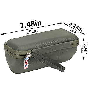 khanka Hard Travel Case Replacement for Sonos Roam 2 / Sonos Roam Portable Smart Bluetooth Speaker (Green)