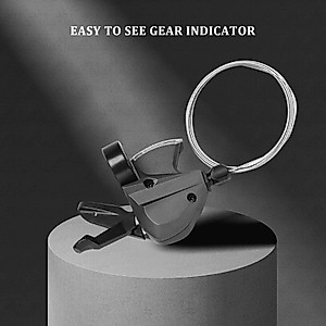 Sudemota 2Pcs M370 9 Speed Shifter Trigger Set | 3 X 9 Speed Shift/Shifter Brake Lever Combo