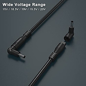 90W Universal AC Adapter Laptop Charger Replacement for Dell HP Acer Asus Lenovo IBM Toshiba Samsung Sony Fujitsu Gateway Notebook Ultrabook Chromebook Power Supply Cord with 16 Tips