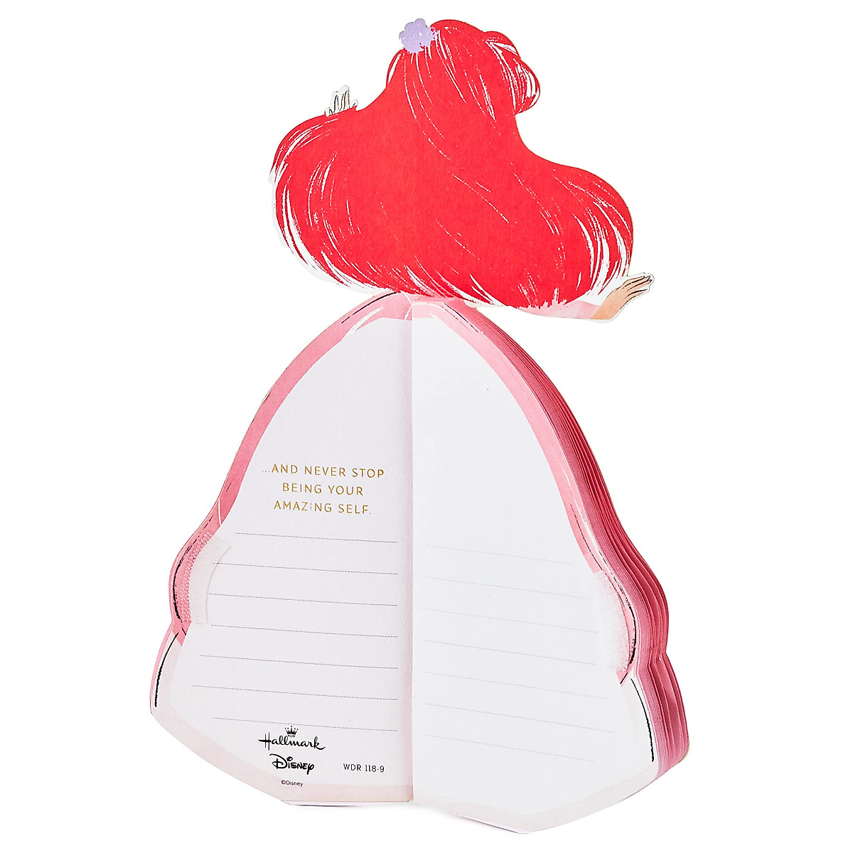 Hallmark Paper Wonder Disney Princess Pop Up Birthday Card (The Little Mermaid, Honeycomb Ariel) for Birthdays, Encouragement, All Occasions