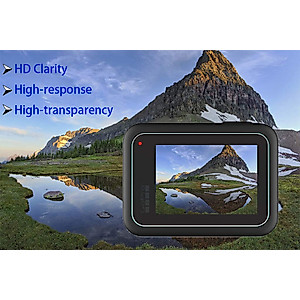 HUIPUXIANG Screen Protector for GoPro Hero 8 Black Action Camera, 0.3mm High Definition 9H Hardness Optical LCD Premium Glass Protective Cover [2+2+2 Pack]