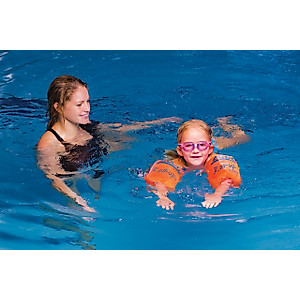 Zoggs Swimming Aid Children's Easy Inflate And Trade Roll-ups - Orange, 1-6