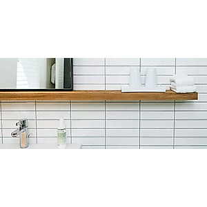 White Subway Tile Gloss Finish 2" X 8" ( 60 pieces- Box of 6.5 Sqft), Wall Tile, Backsplash Tile, Bathroom Tile, Designed in Italy