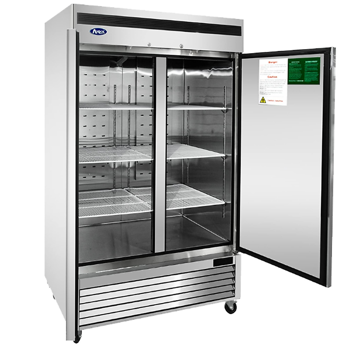 Atosa USA MBF8503GR Freezer, Reach-In, 54.4", Silver