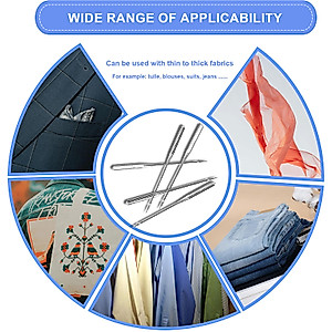 100PCS Sewing Machine Needles, Universal Sewing Machine Needle for Singer, Brother, Janome, Varmax, Needles for Sewing Machine with Sizes HAX1 65/9, 75/11, 90/14, 100/16, 110/18